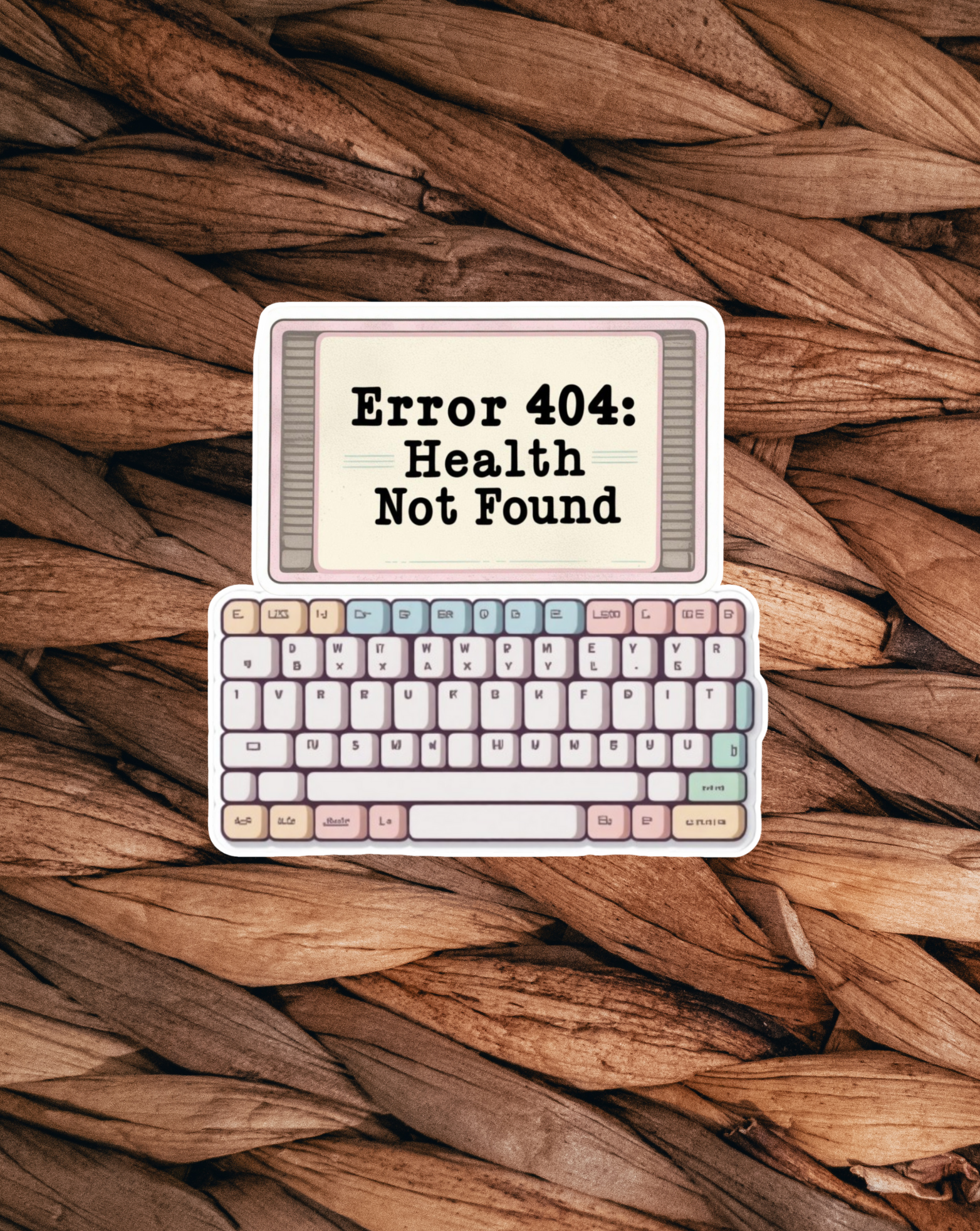 Error: Health Not Found Sticker – Med&Grace