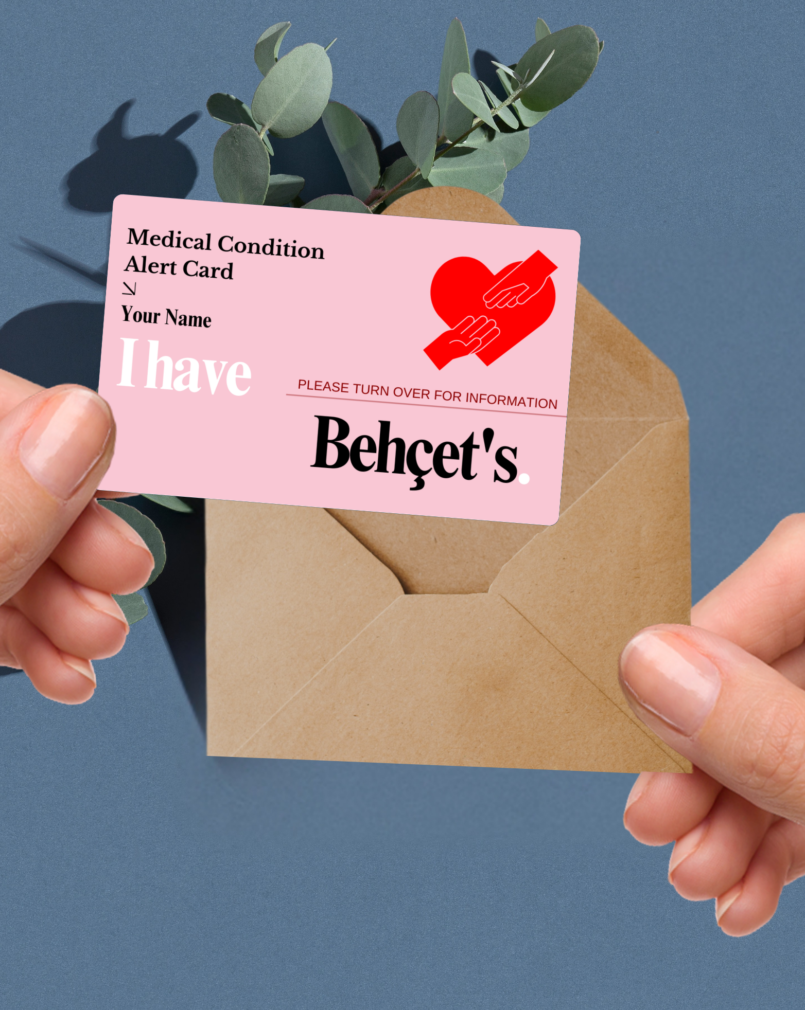 Behcet’s Medical Alert Card – Med&Grace