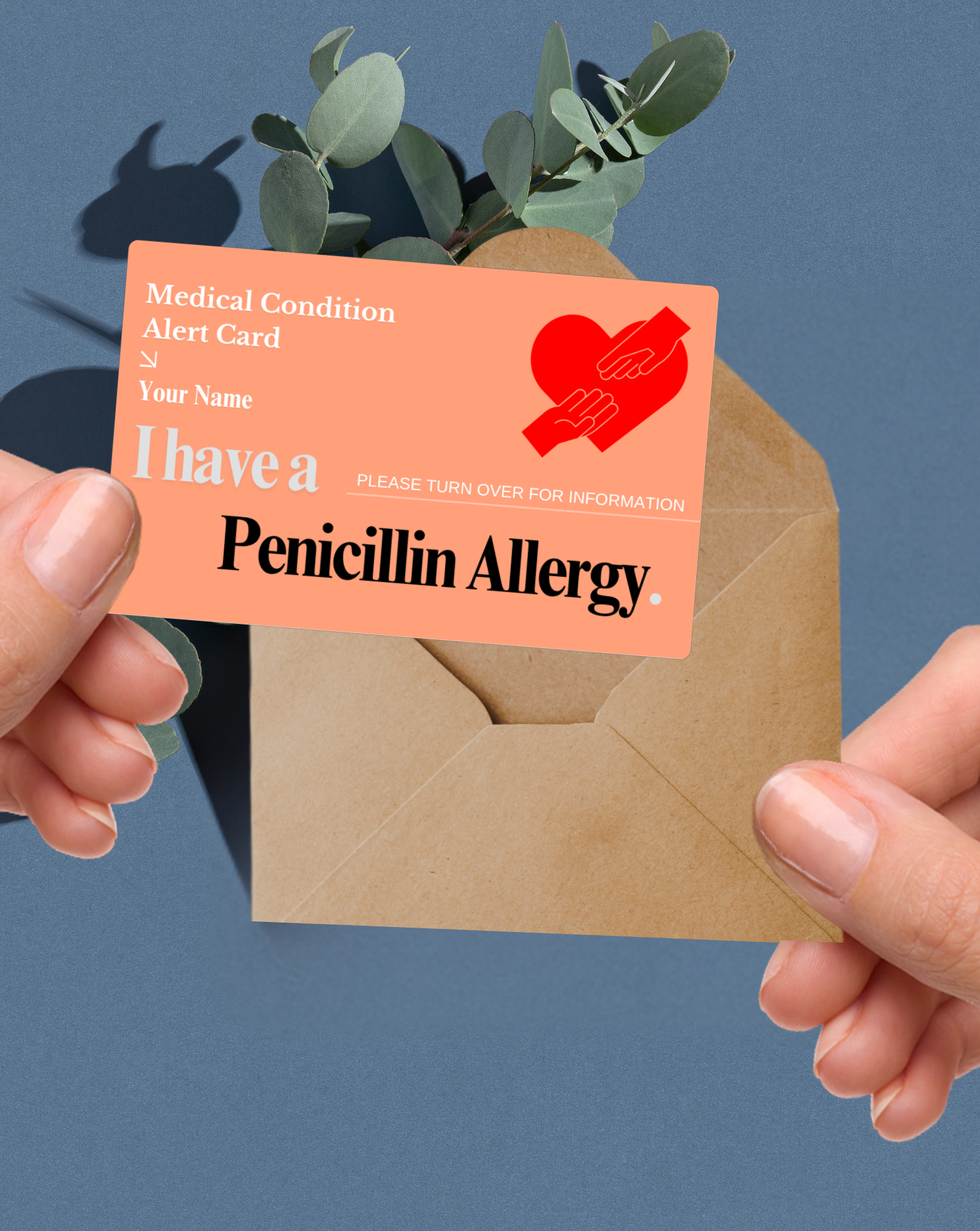 Penicillin Allergy Alert Card – Med&Grace